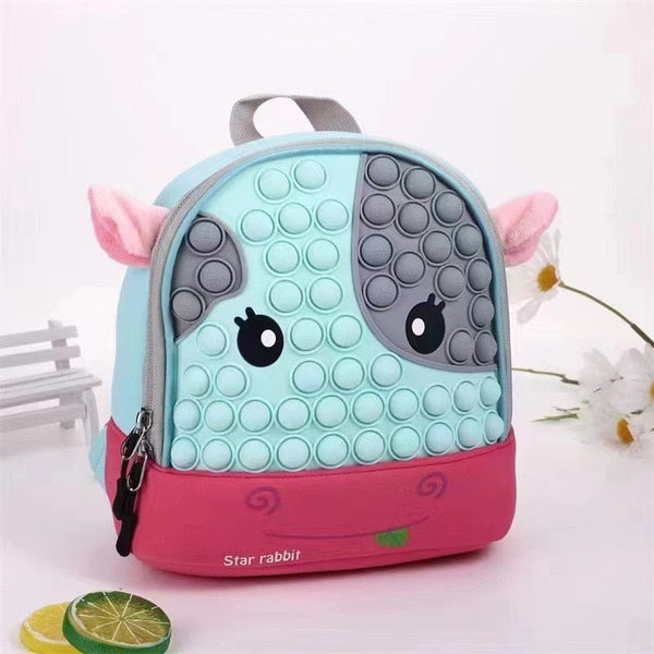 Cartoon Animal Pop It Backpack - Momorii
