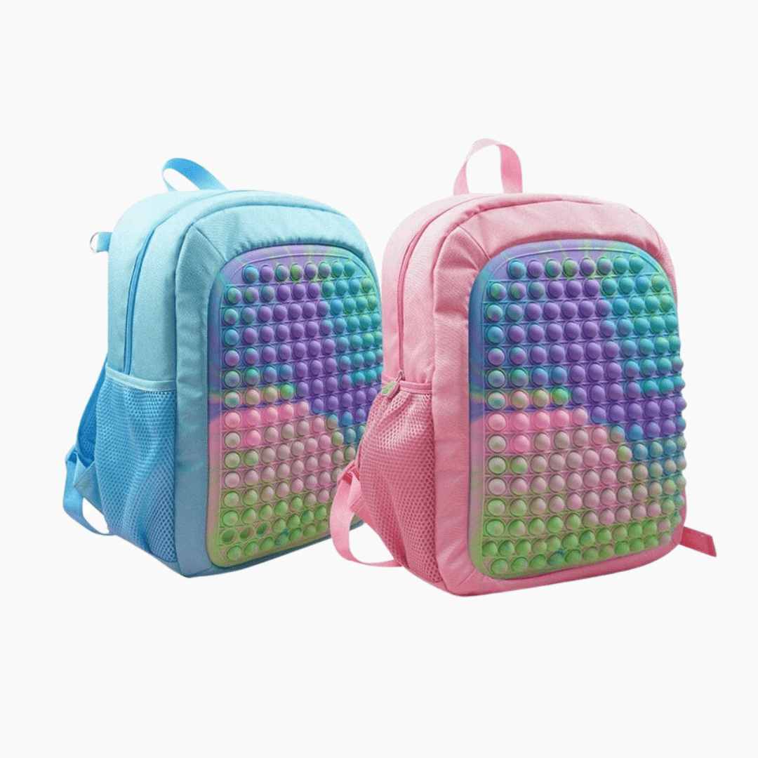 Colorful Pop It Backpack for Kids - Momorii