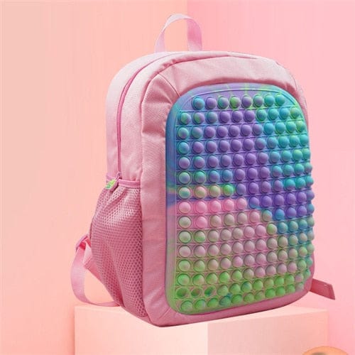 Colorful Pop It Backpack for Kids - Momorii